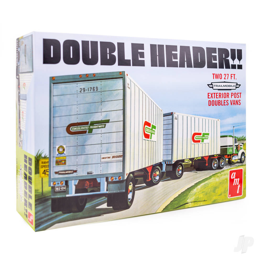 Double Header Tandem Van Trailers