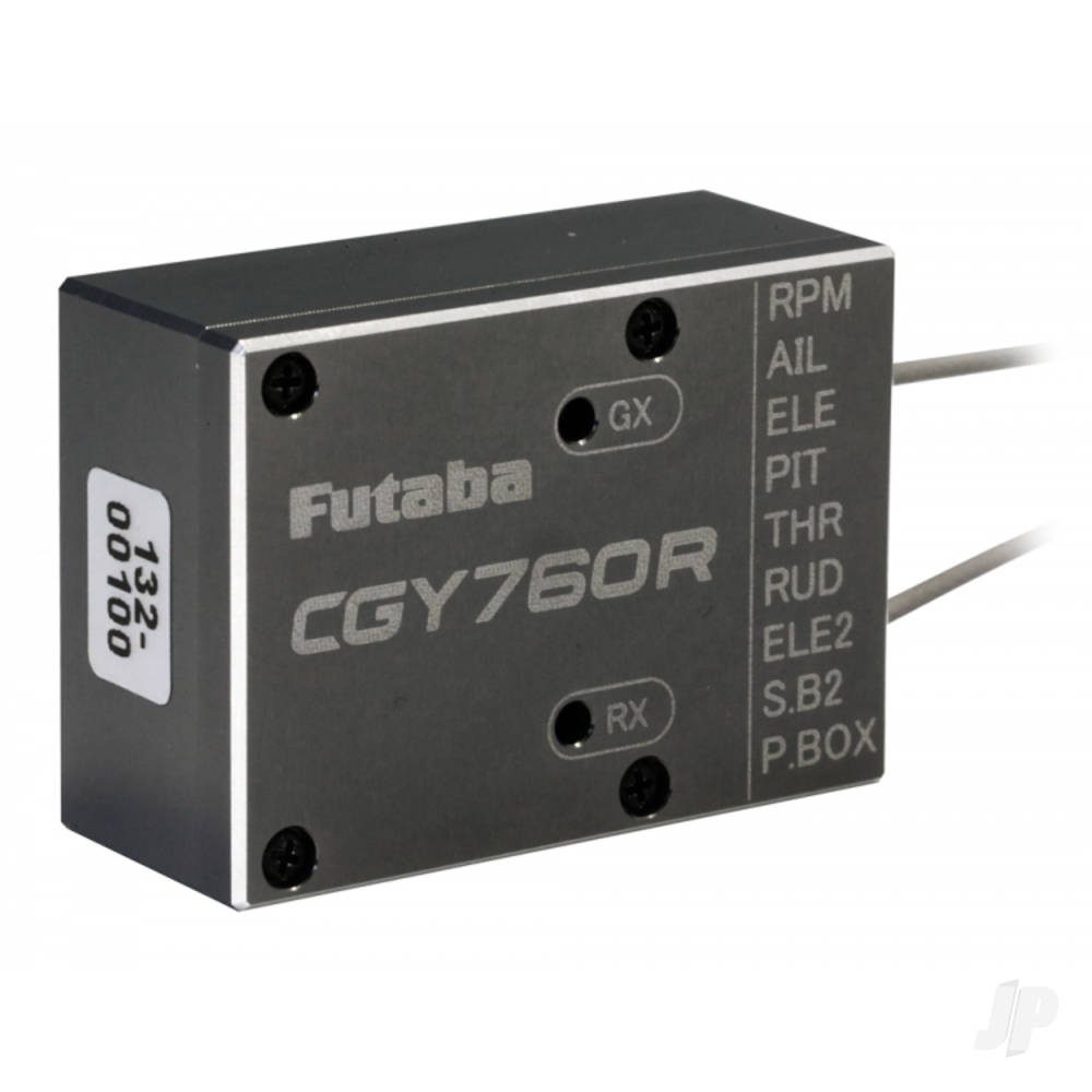 Futaba CGY760R 3-Axis Helicopter Gyro, T-FHSS/FASSTest Rx and Governor ...