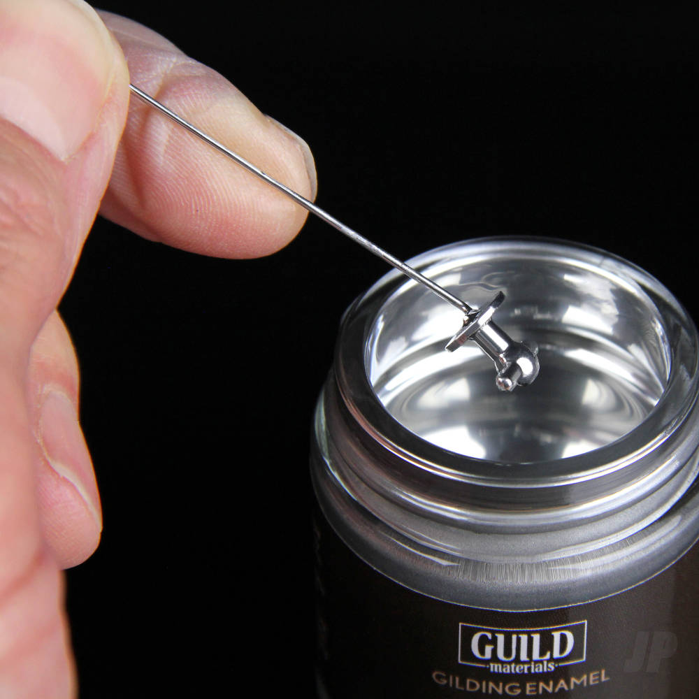 Guild Lane GILD Gilding Enamel Paint, Silver Chrome (15ml Jar) | Paint ...
