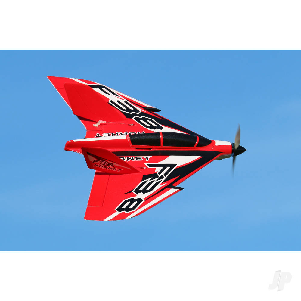 JP F-38 Delta Racer PNP Red (800mm) | RC Models - JPerkins.com