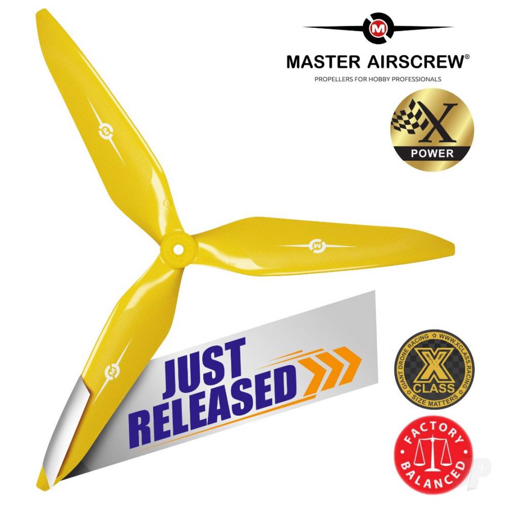 Master Airscrew 13x12 3X Power X-Class Giant Racing Drone Propeller (CW ...