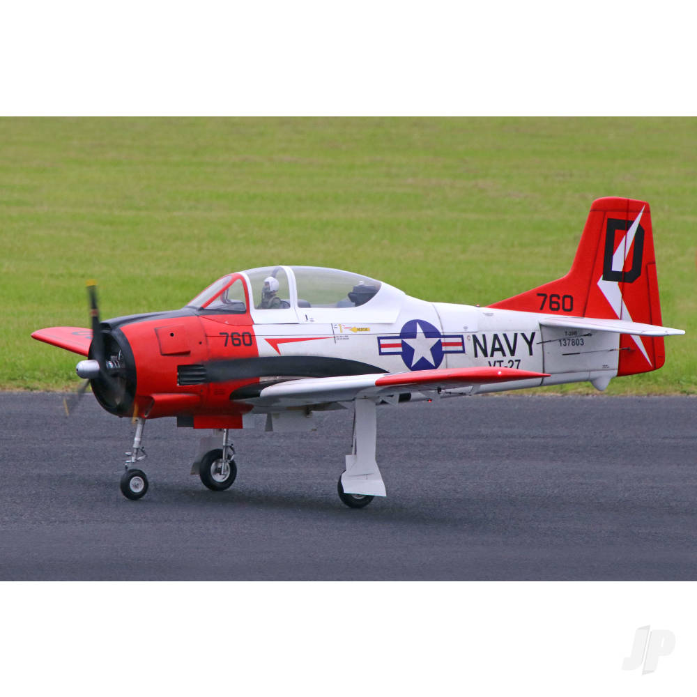 Seagull T-28 Trojan (35-50cc) 2.09m / 82.5in, Red/White without ...