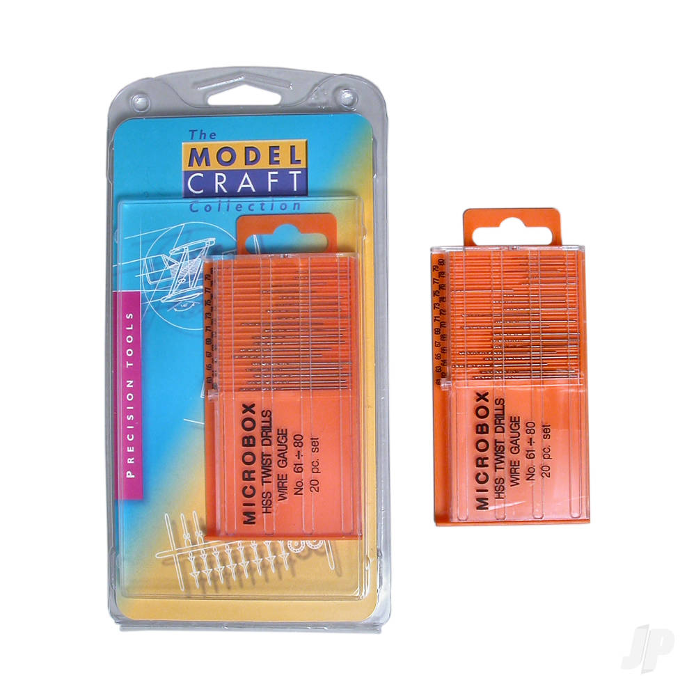 Modelcraft Microbox Drill Set 61-80 (20) (PDR4004) | Workbench ...