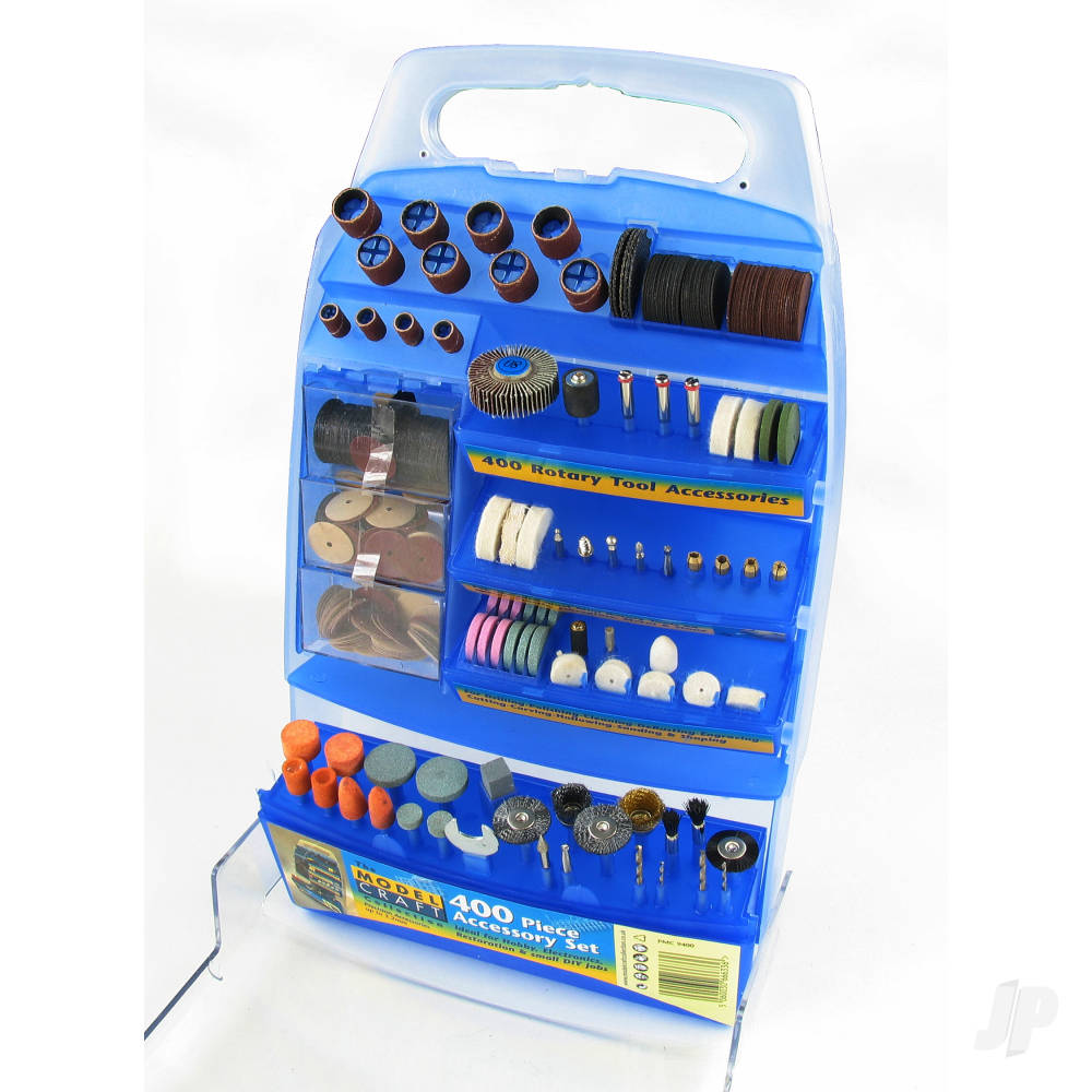 Modelcraft Rotary Tool Accessory Set (400 pcs) R/C9400 | Workbench ...