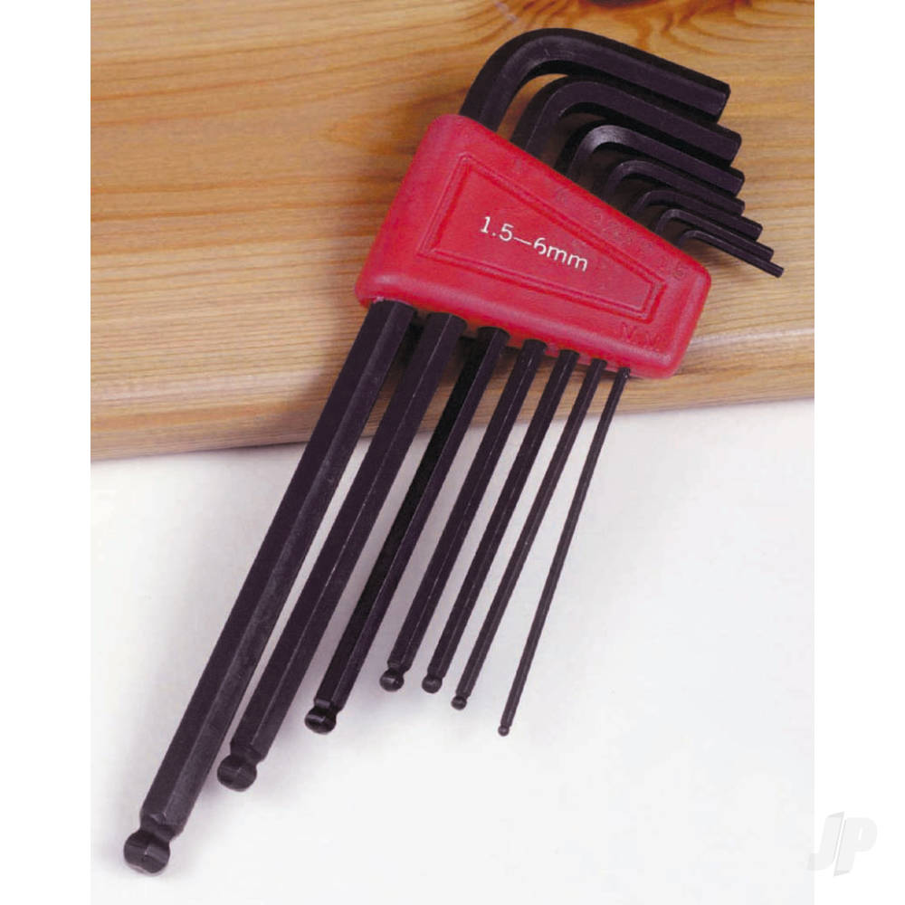JP Ball End Allen Keys Metric, 1.5-6mm (7 pcs) | Workbench - JPerkins.com