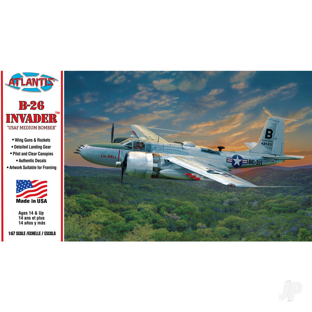 Atlantis Models B-26 Invader Bomber | Static Models - JPerkins.com