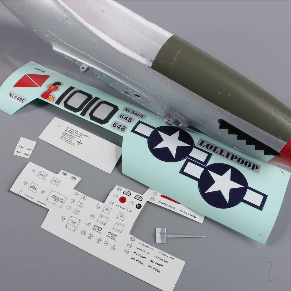 Arrows Hobby Fuselage (Painted) (for P51 850mm) | Spares - JPerkins.com