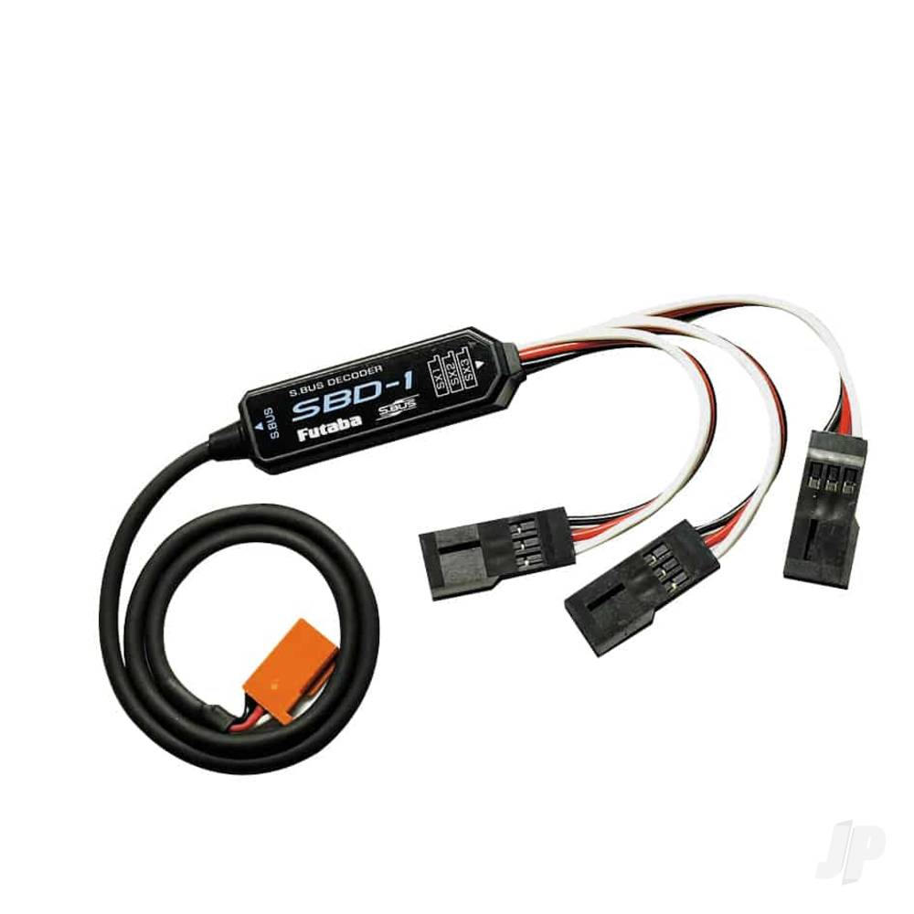 Futaba SBD-1 1100mm 3-channel S.BUS Servo Decoder Lead | Spares & Accessories - JPerkins.com