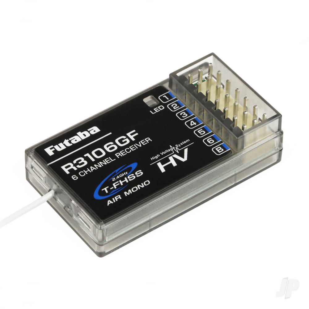 Futaba R3106GF 6-Channel (PWM) Air Receiver T-FHSS | Receivers ...