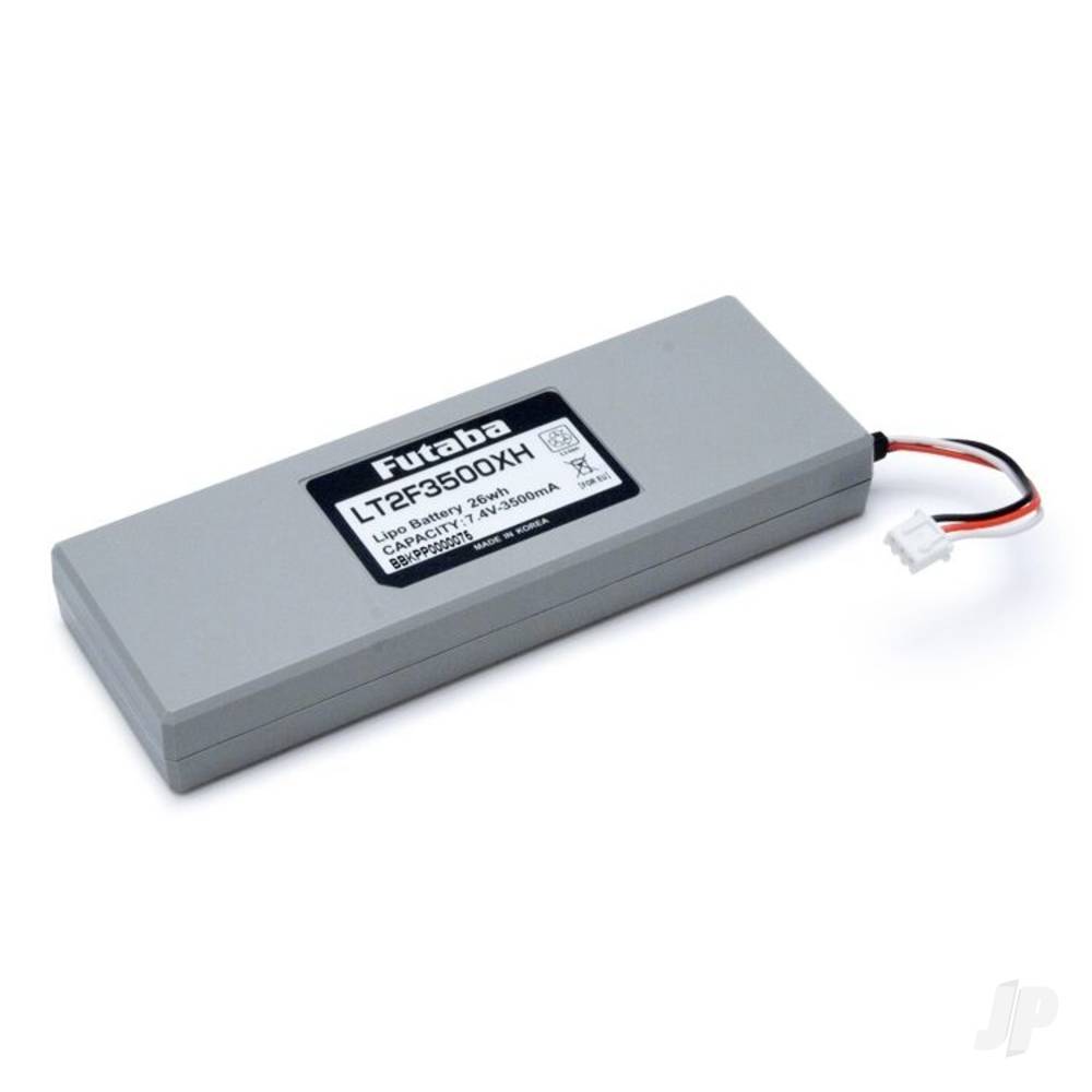 Futaba LT2F3500XH 7.4V 3500mAh LiPo Transmitter Battery for 18MZ Tx ...