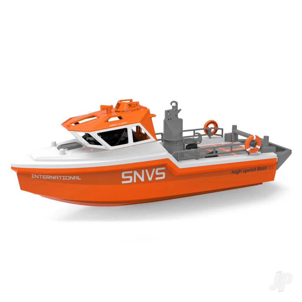 Henglong Search & Rescue Boat, RTR, Turbojet, Orange / White (320mm ...