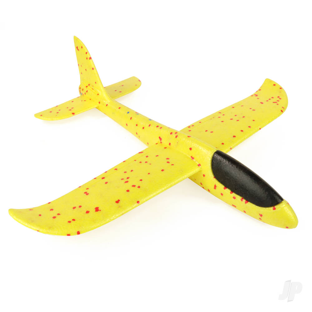 JP Free-Flight Chuckie Glider (Yellow) | RC Models - JPerkins.com