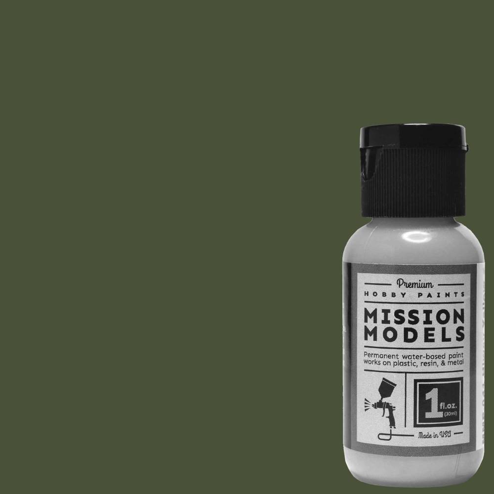 Mission Models US Medium Green FS 34102, 1oz | Scale Paints - JPerkins.com