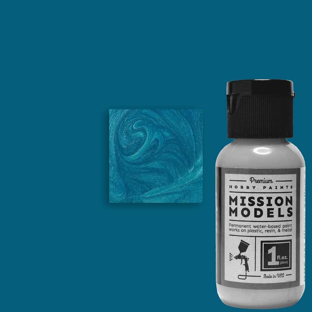 Mission Models Iridescent Turquoise, 1oz | Scale Paints - JPerkins.com