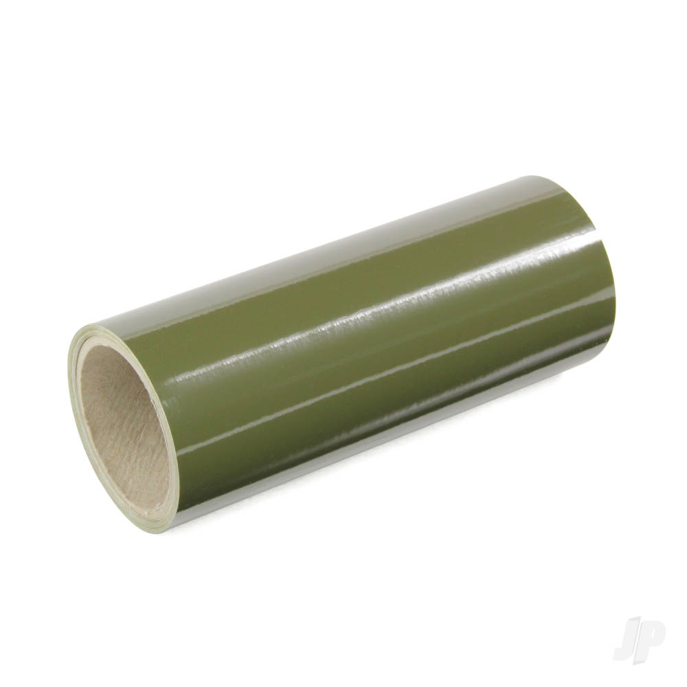 Oracover 2m ORATRIM Olive Drab (9.5cm width) | Oratrim - JPerkins.com