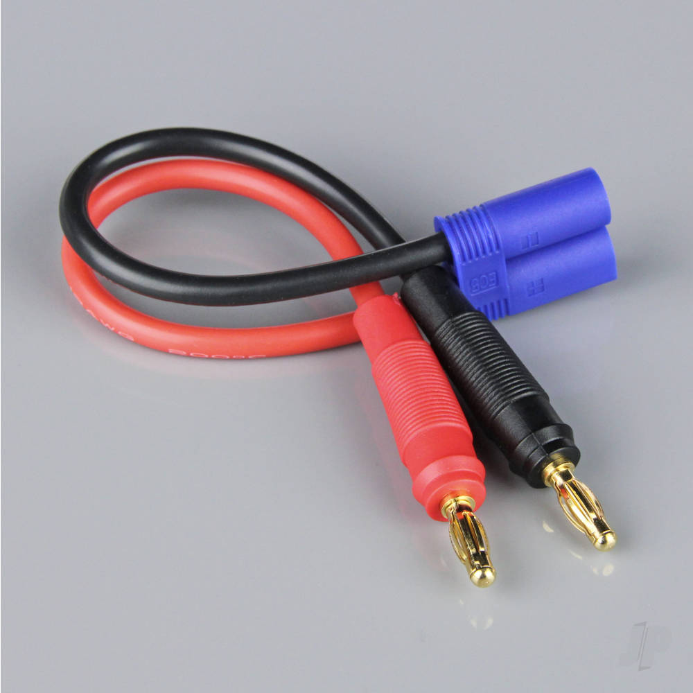 Radient Charge Lead, 4mm Bullet to EC5 Male,12AWG, 150mm (ESC End ...