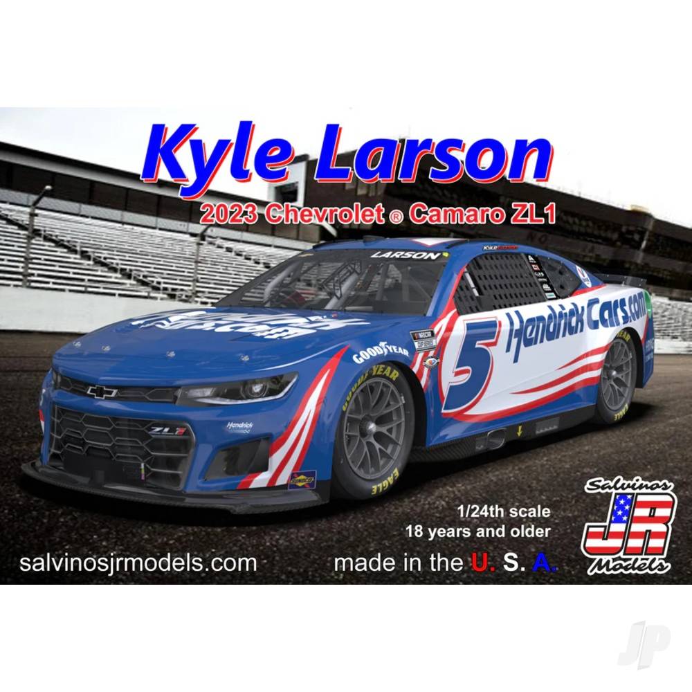 Salvinos JR Models 1:24 2023 Kyle Larson Chevy Camaro - HendrickCars ...