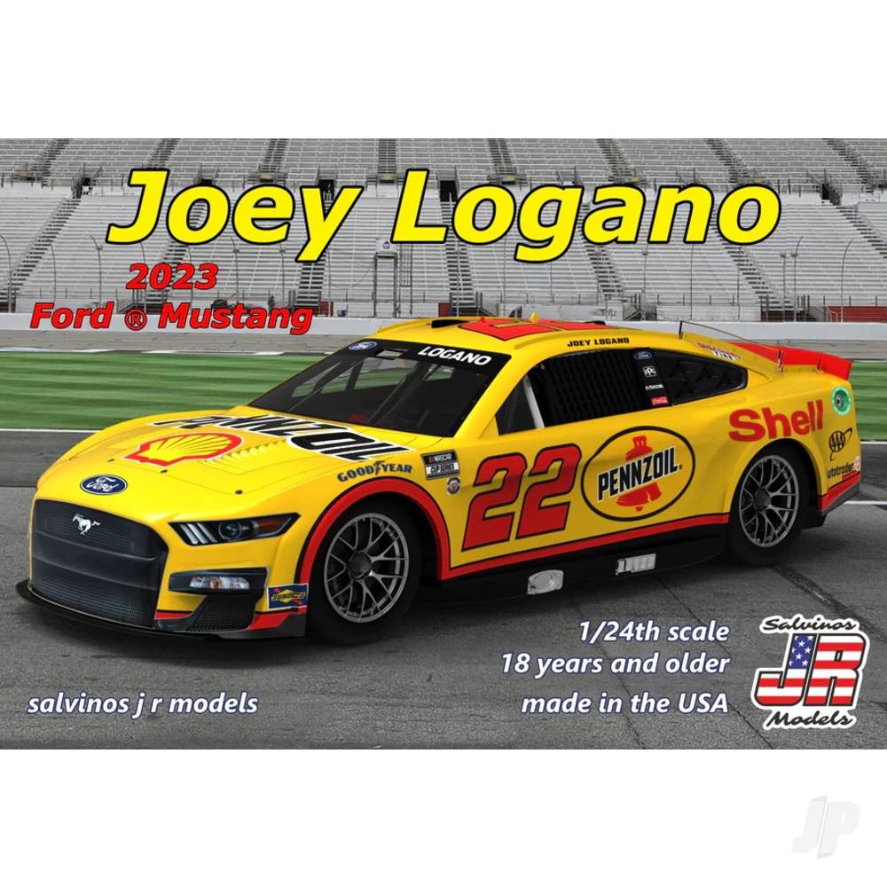 Salvinos JR Models 1:24 Team Penske 2023 Joey Logano Ford Mustang Primary | Static Models ...