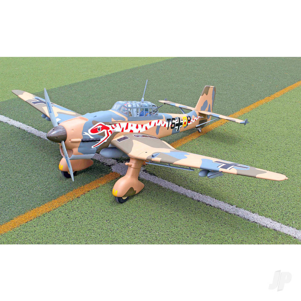 Seagull JU-87 Stuka, Giant Scale (40-50cc) 2.29m / 90in, Desert Snake ...