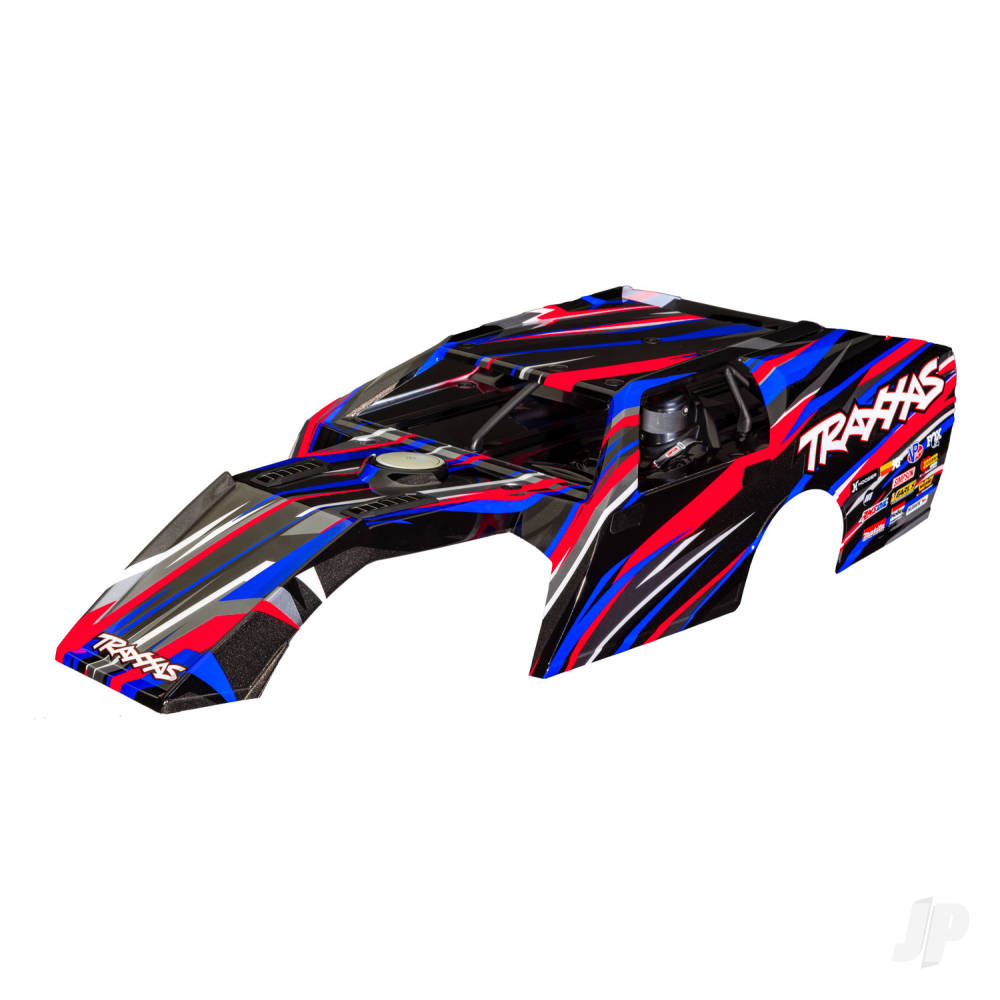 Traxxas Body, Slash Modified, Red (painted, decals applied) (assembled ...