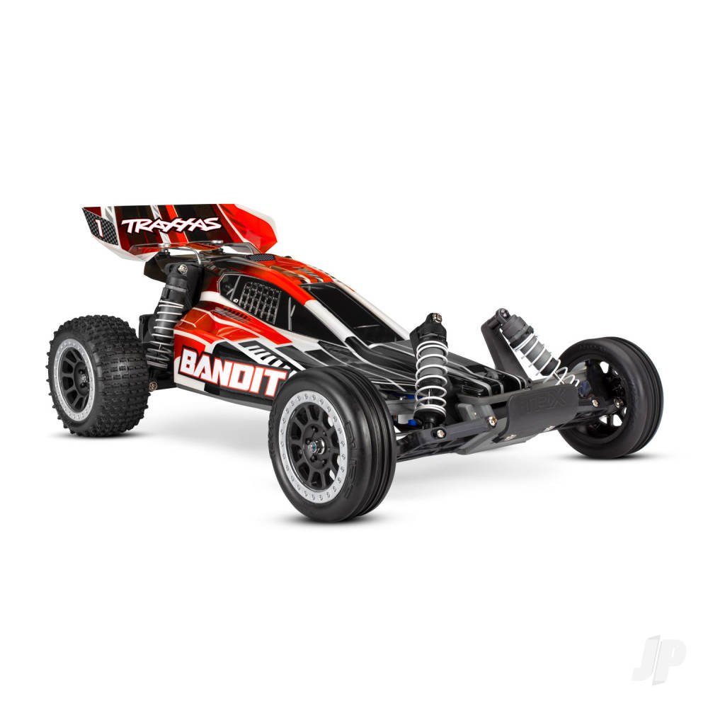 Traxxas Bandit 1:10 2WD RTR Electric Off-Road Buggy, Red (+ TQ 2-ch, XL ...