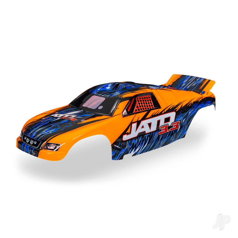Traxxas Body, Jato, Orange (painted, decals applied) | Accessories ...