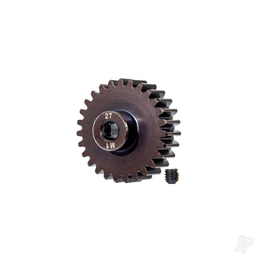 Traxxas Gear, 27-T pinion (machined, hardened steel) (1.0 metric pitch ...