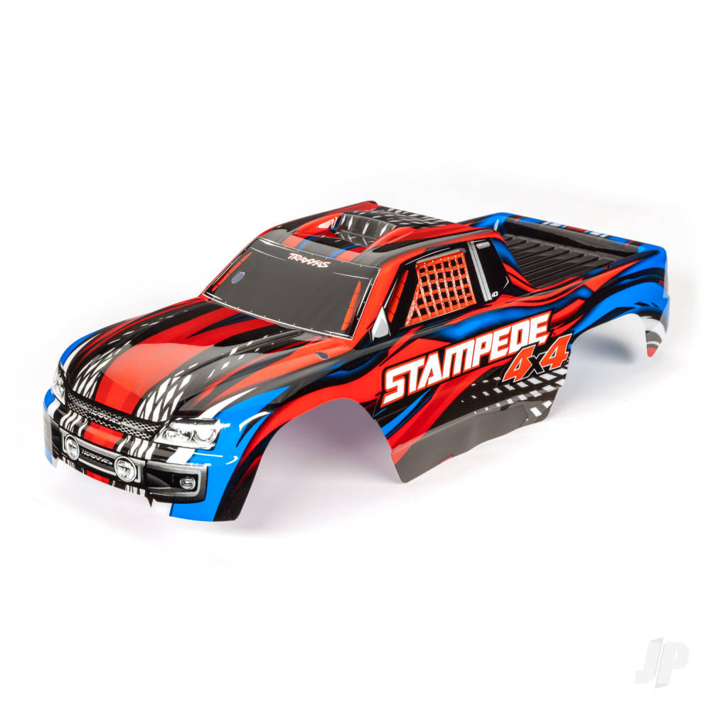 Traxxas Body, Stampede 4X4, Red (painted, decals applied) | Accessories ...
