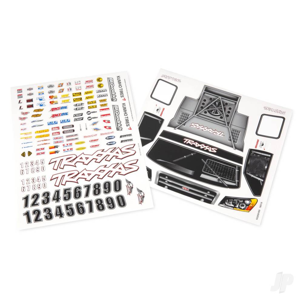 Traxxas Decal sheet, Slash 4X4 | Accessories & Spares - JPerkins.com