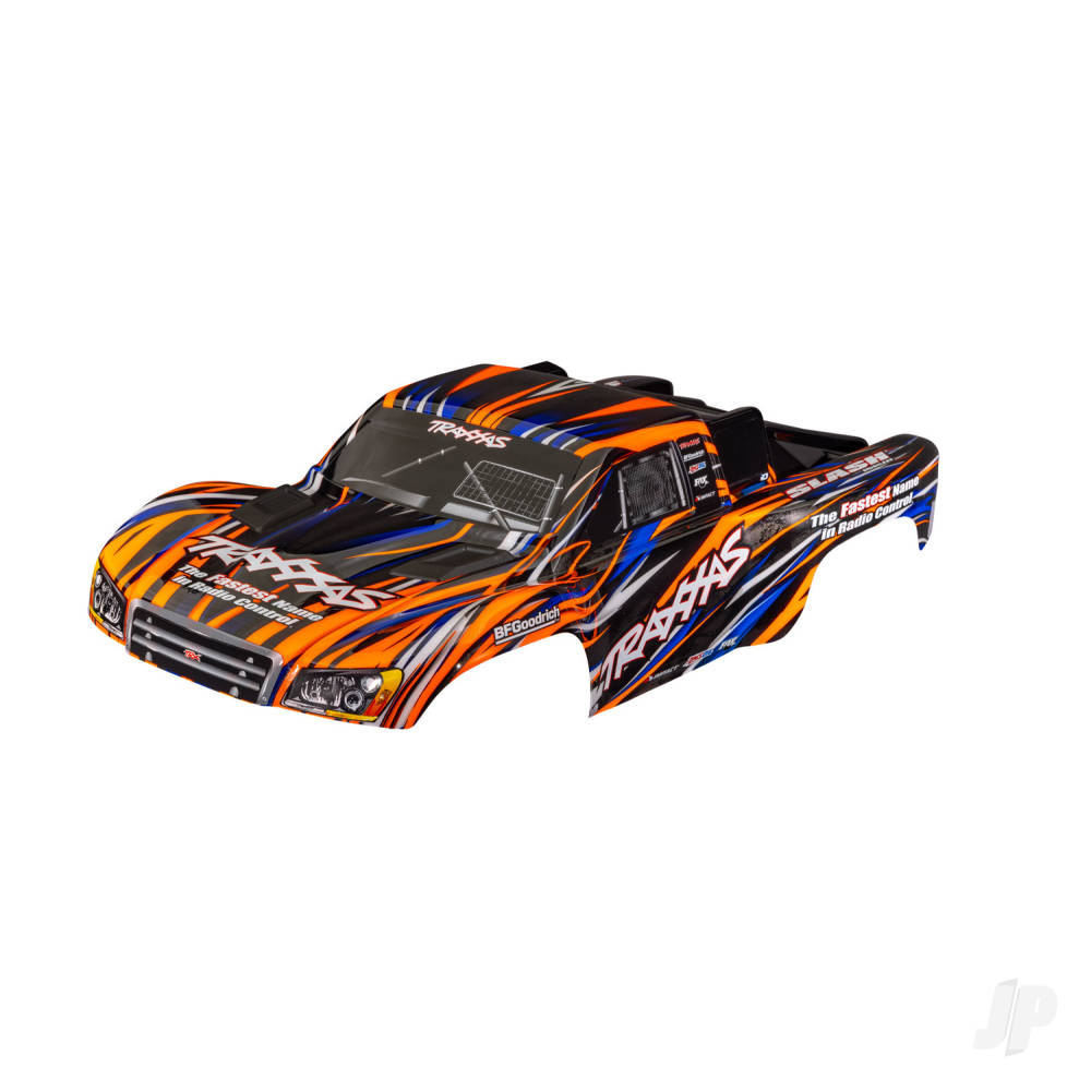 Traxxas Body, Slash 4X4 (also fits Slash VXL & Slash 2WD), Orange ...