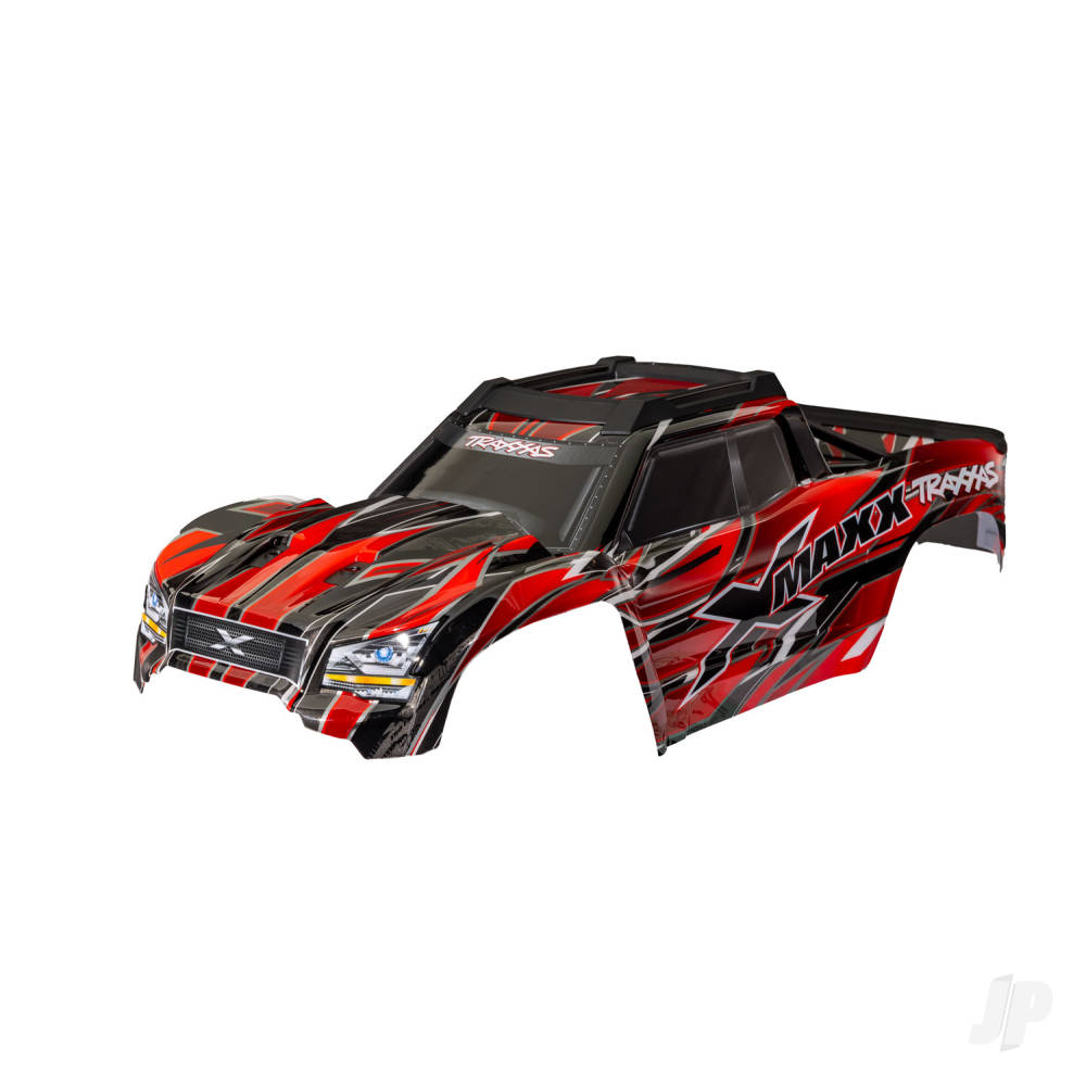 Traxxas Body, X-Maxx, Red (painted, decals applied) (assembled with ...