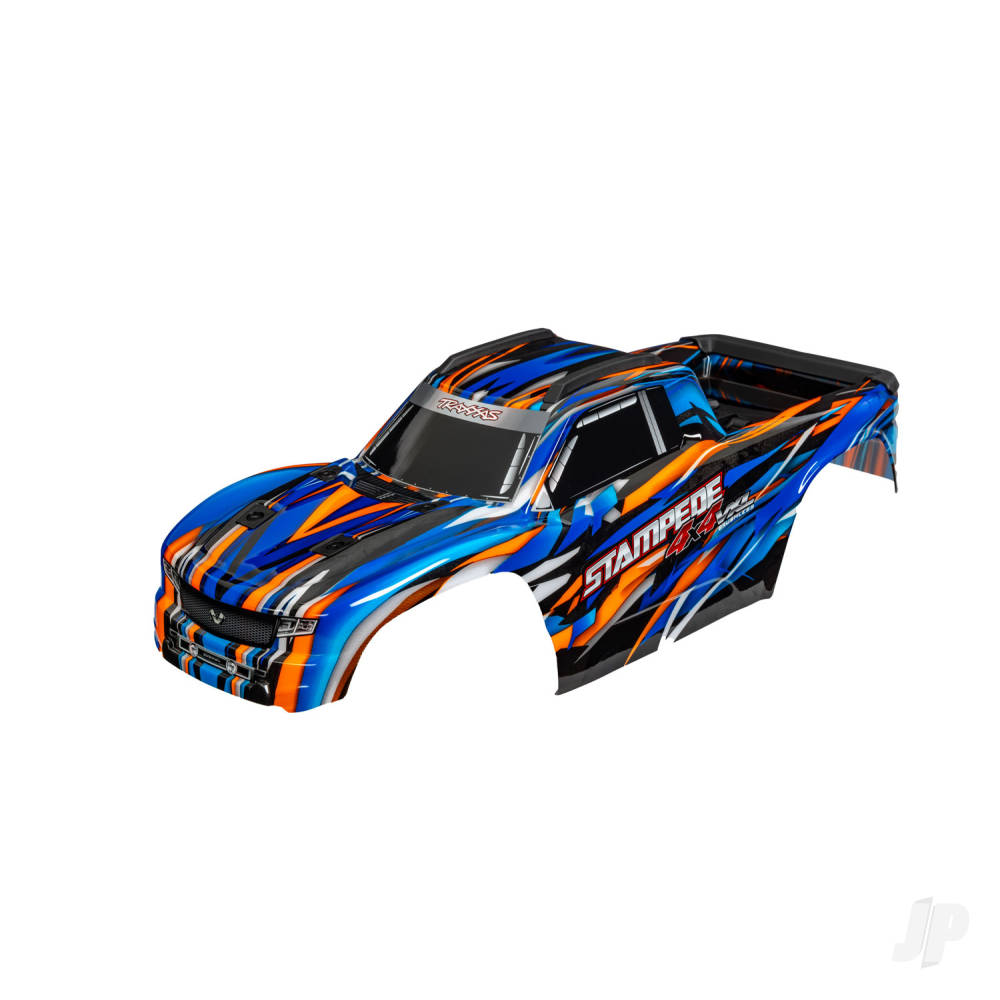 Traxxas Body, Stampede 4X4 VXL, Orange (painted, decals applied ...