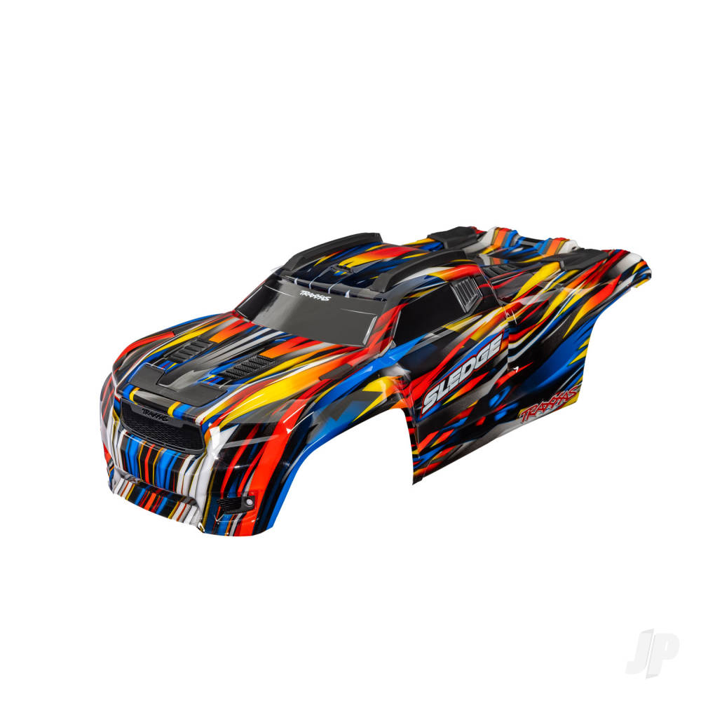 Traxxas Body, Sledge, Blue (painted, decals applied) (assembled with ...