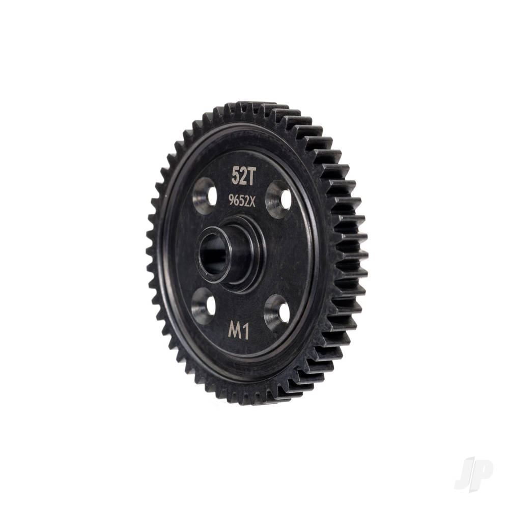 Traxxas Spur gear, 52-tooth, machined steel (1.0 metric pitch ...