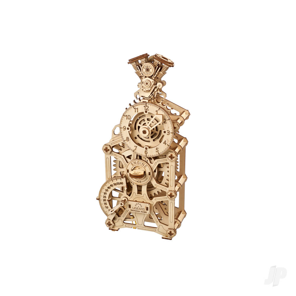 UGears Engine Clock | Classic - JPerkins.com