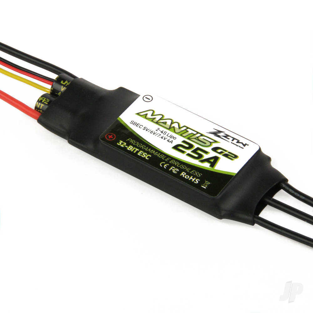 ZTW Mantis 25A SBEC ESC G2 (2-4 Cells) | ESC - Aircraft - JPerkins.com