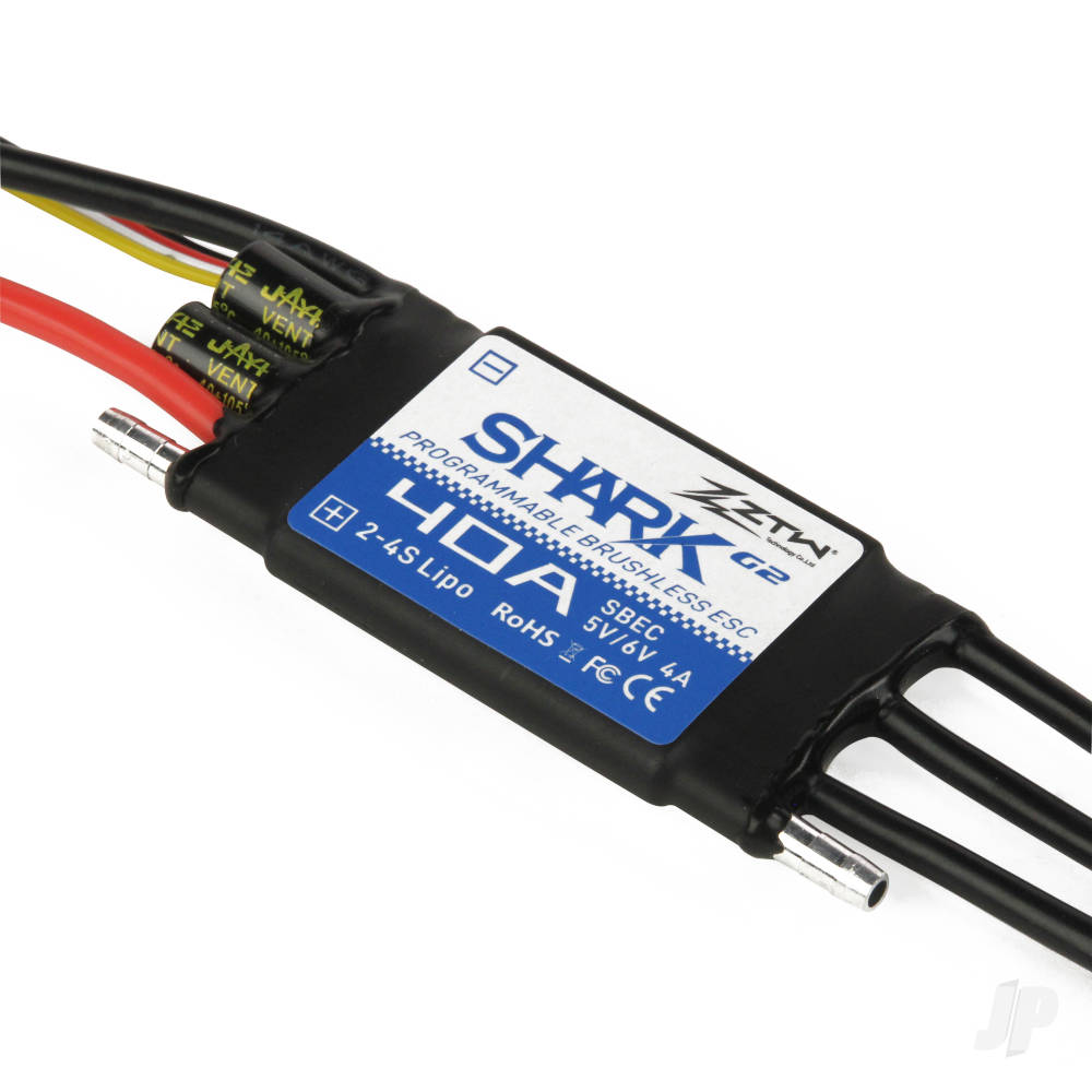 ZTW Shark 40A SBEC ESC G2 (2-4 Cells) (Water-cooled) | ESC - Boat ...